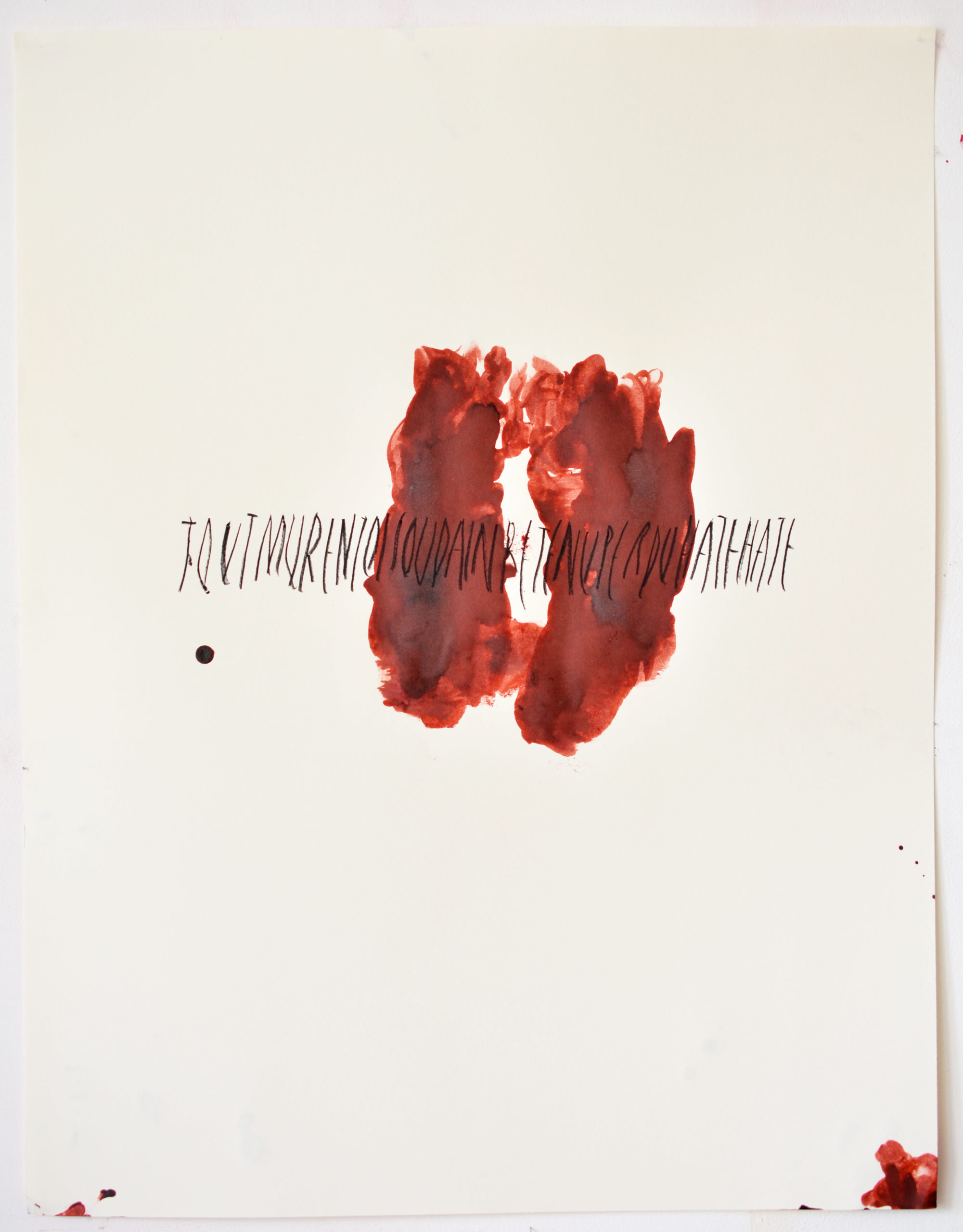 TOUT MUR EN TOI SOUDAIN RETENU PERDU HÂTE HÂTE | MyOwnDocumenta