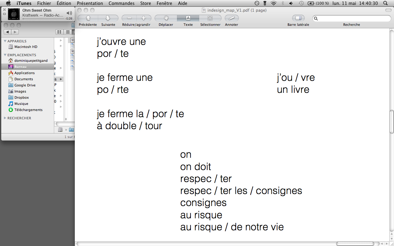 bureau du lundi | MyOwnDocumenta