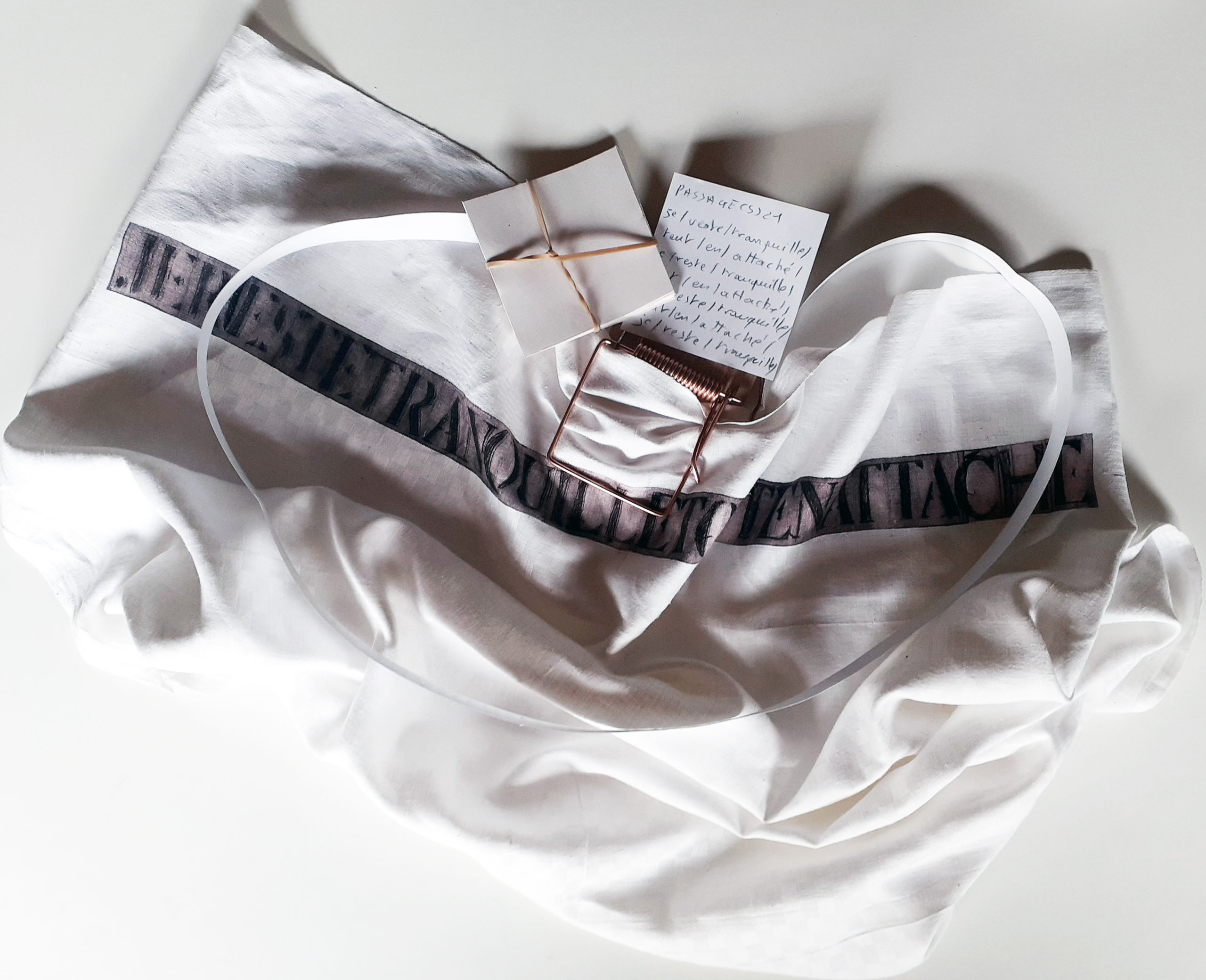 PASSAGE(S)21 Je/reste/tranquille/tout/en/attaché/ | MyOwnDocumenta